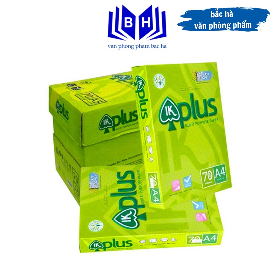 Giấy In Ik Plus ĐL 70gsm ,Khổ A3-A4-A5 | Shopee Việt Nam