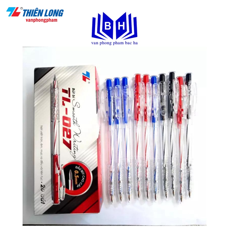 Bút Bi Thiên Long TL-027 ngòi 0.5mm | Shopee Việt Nam