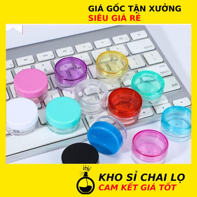 [KHO SỈ RẺ] Hủ Hộp Chiết Mỹ Phẩm Hủ Hộp Nhựa Đựng Kem Tròn 3g,5g,10g,20g,30g,50g,100g, Phụ Kiện ...