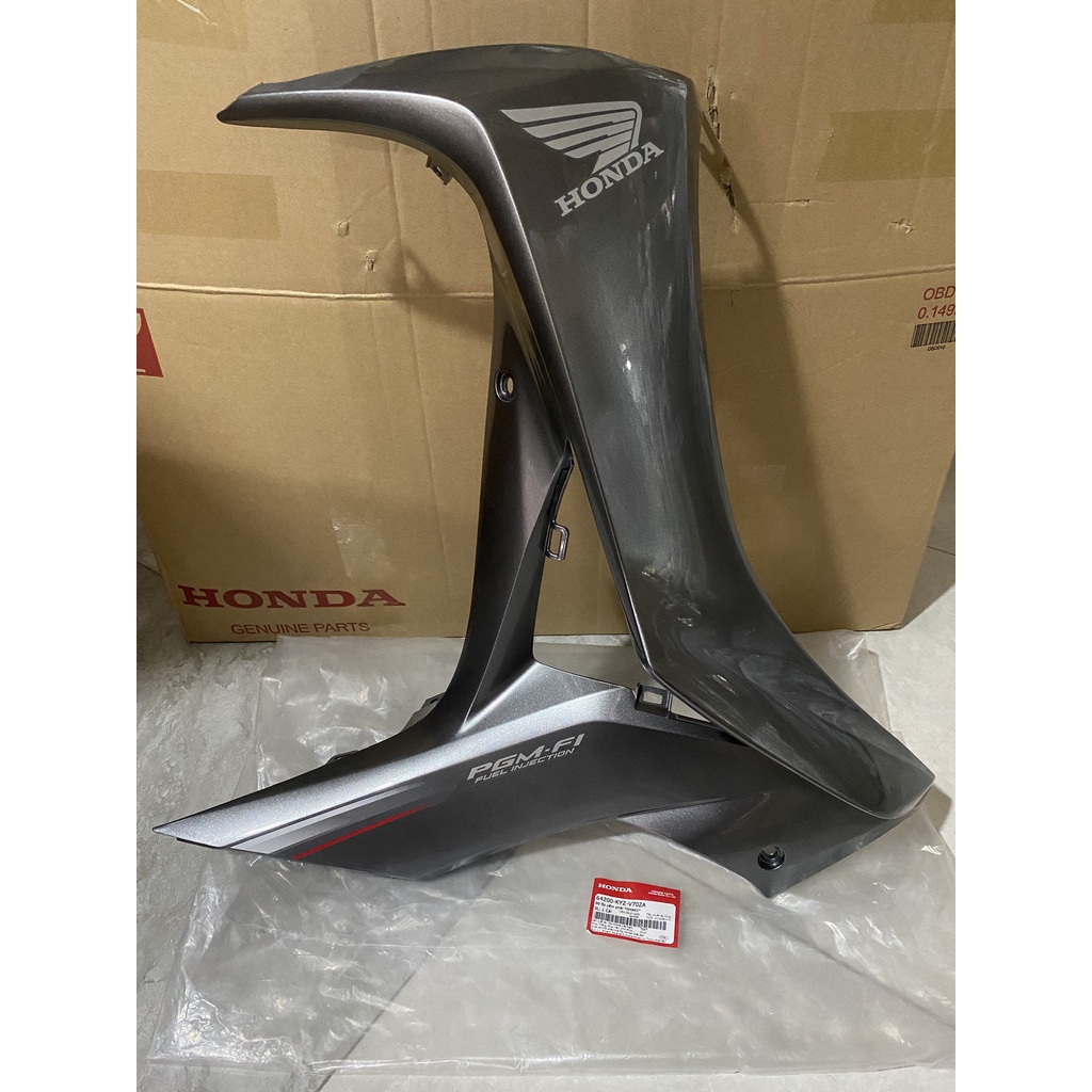 Bộ ốp yếm bên phải Future 125 (2013) màu Xám đen chính hãng Honda ...