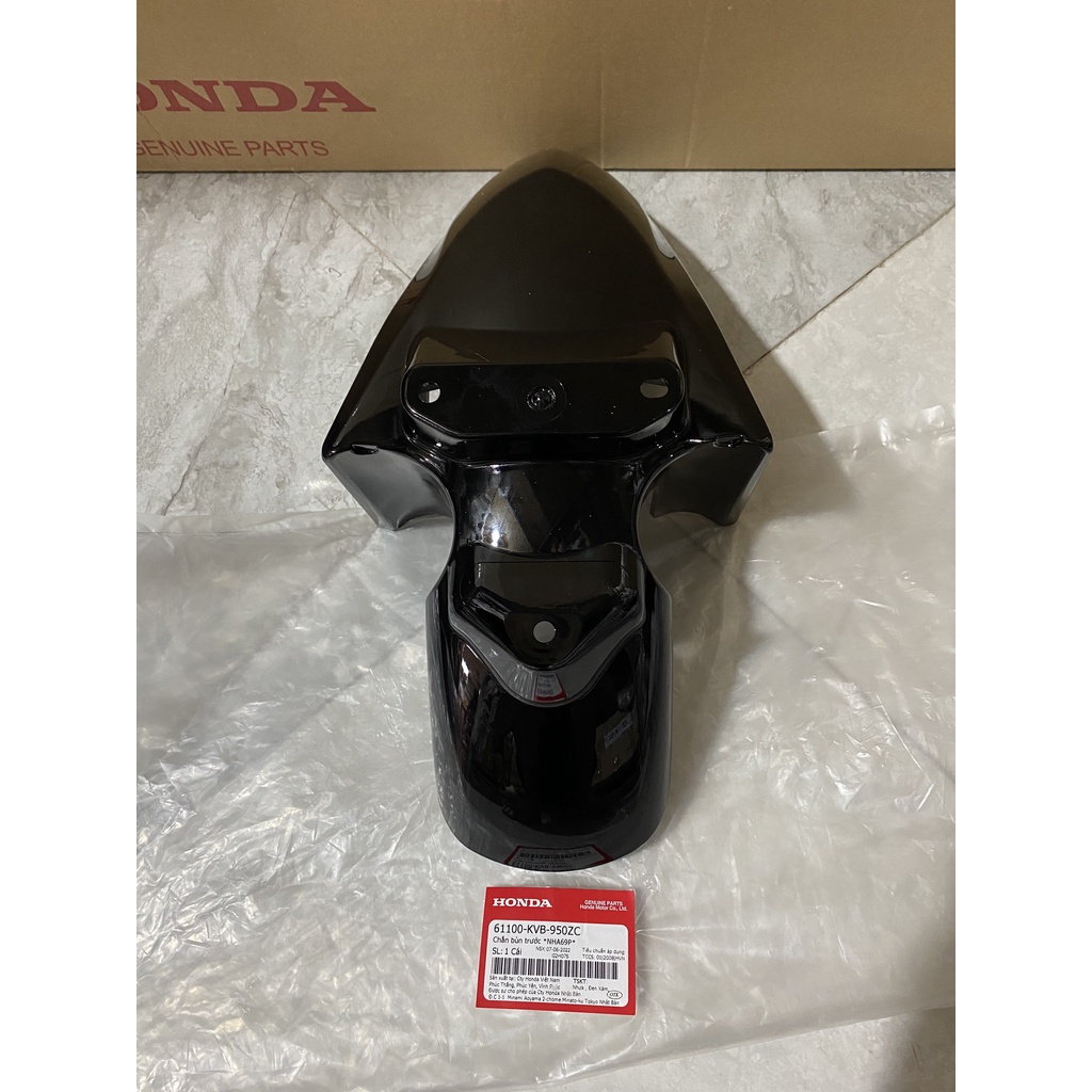 Chắn bùn A trước | dè trước CLICK 110 màu Đen *NHA69P chính hãng Honda ...