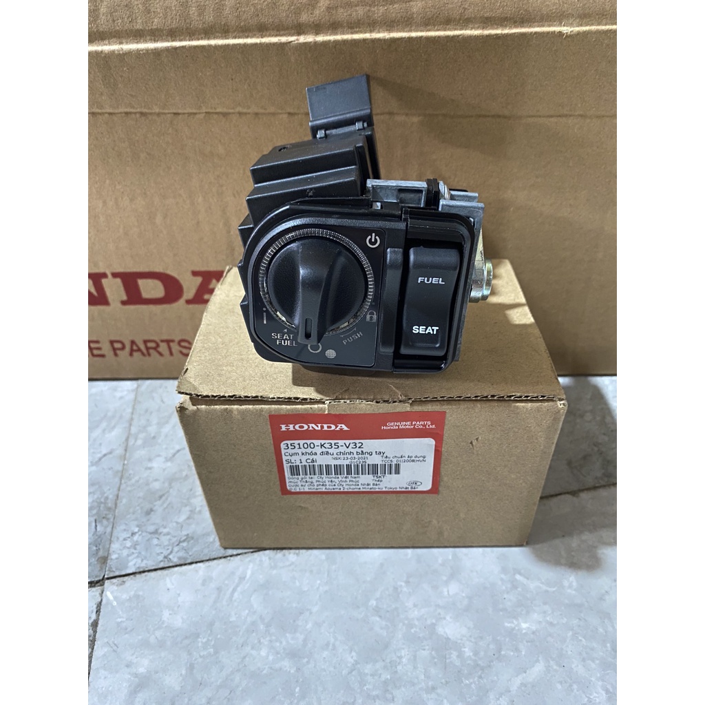 Cụm khoá điện | ổ khóa điều chỉnh bằng tay PCX 125 (2014) chính hãng ...