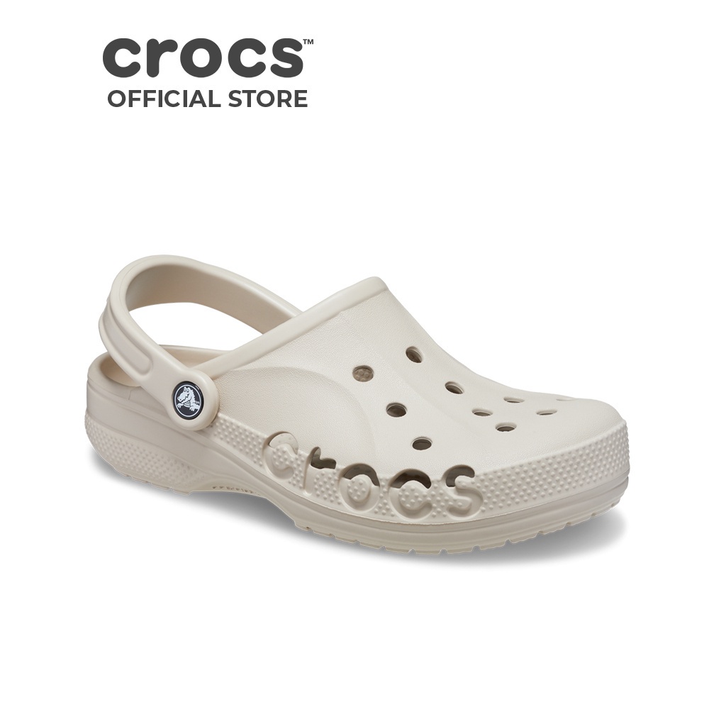 Giày Clog Unisex Crocs Baya - Cobblestone | Shopee Việt Nam
