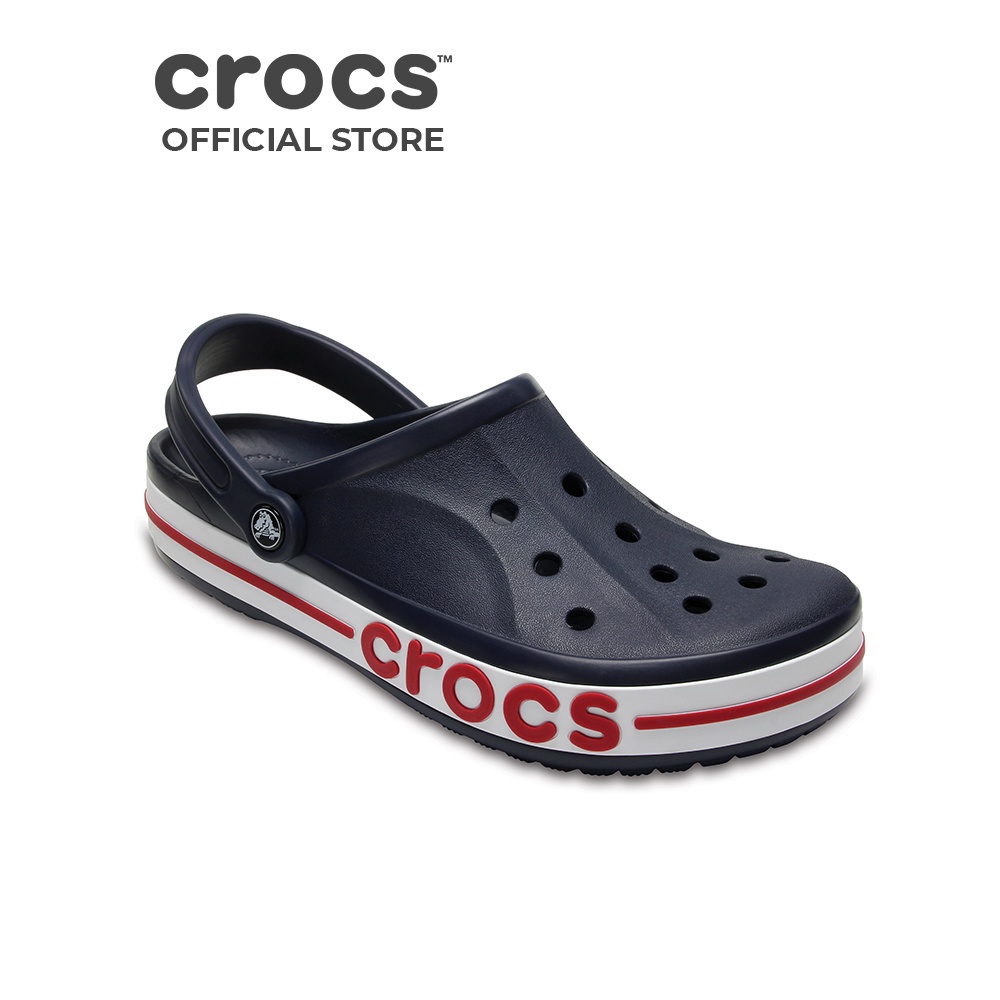 Giày Clog Unisex Crocs Bayaband - Navy/Pepper | Shopee Việt Nam