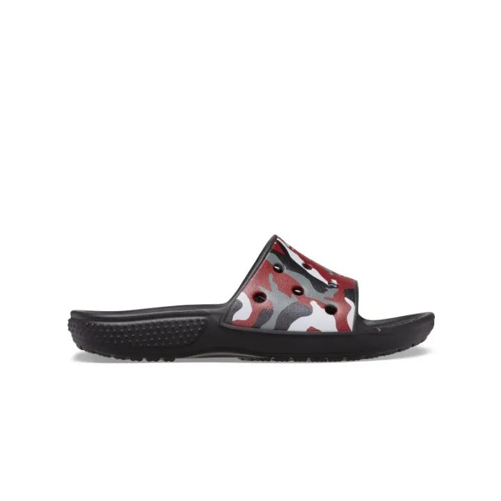 Dép Quai Ngang Unisex Crocs Camo Classic - Black/Red | Shopee Việt Nam