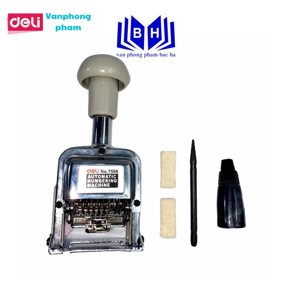 Dấu nhảy số deli 7506 - 6 số ( E7506 ) | Shopee Việt Nam