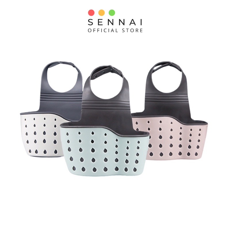 Giỏ Nhựa Đựng Đồ Treo Trên Bồn Rửa Chén 2 Lớp Đa Năng SenNai | Shopee Việt Nam