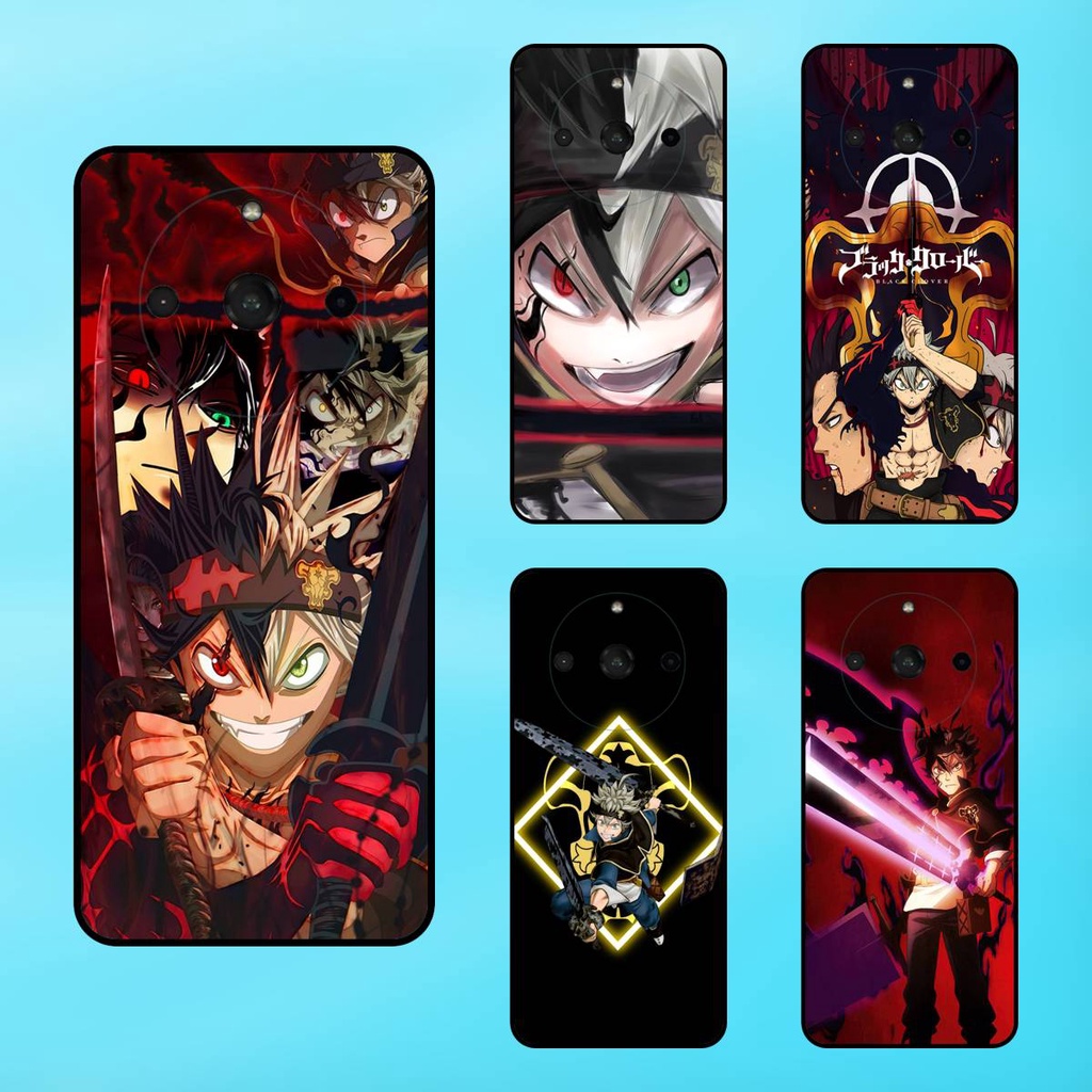 Ốp lưng điện thoại Realme 11 Pro Plus viền đen Asta Black Clover ...