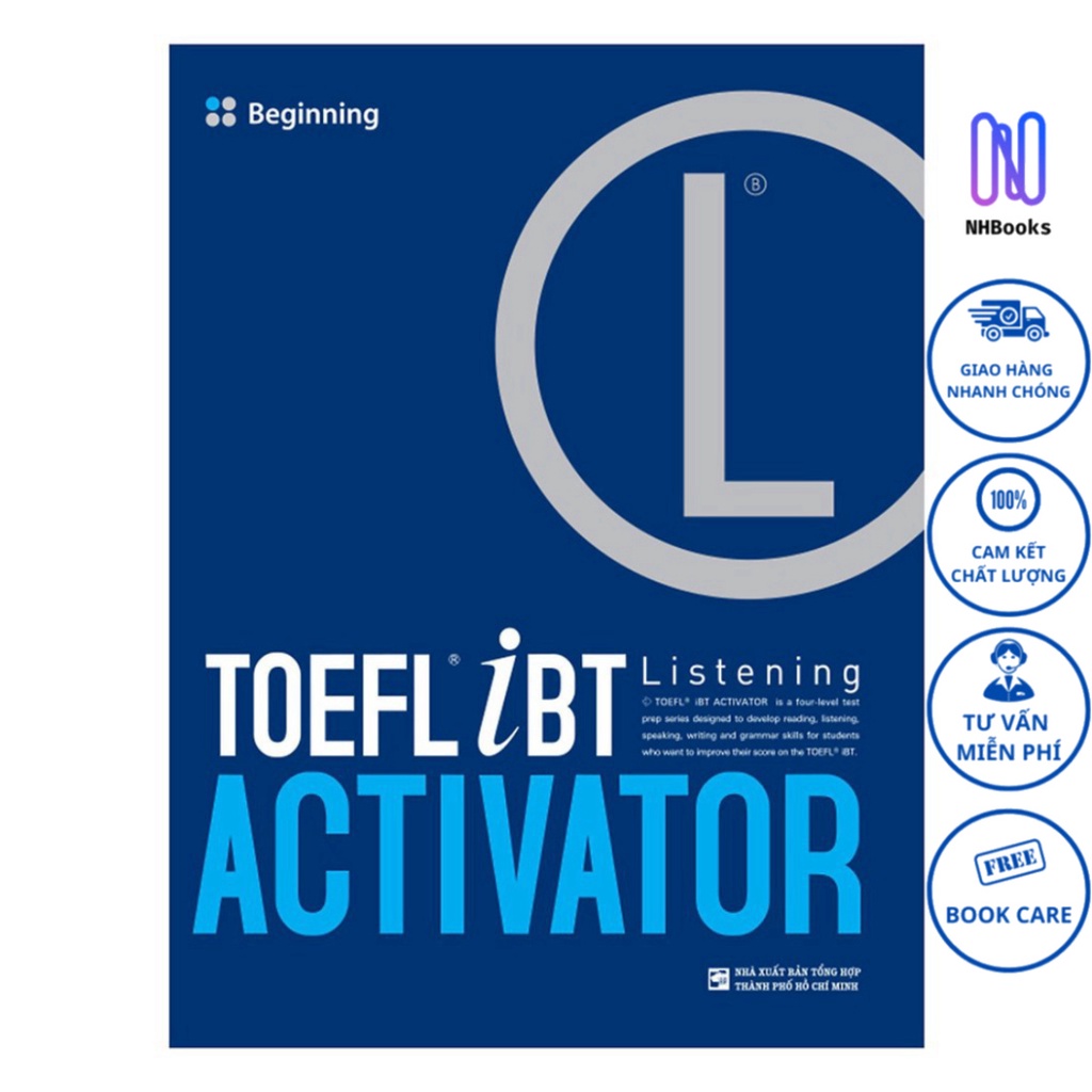 Sách - TOEFL iBT Activator Listening: Beginning (Without Audio CD) - NHBOOK - NTV | Shopee Việt Nam