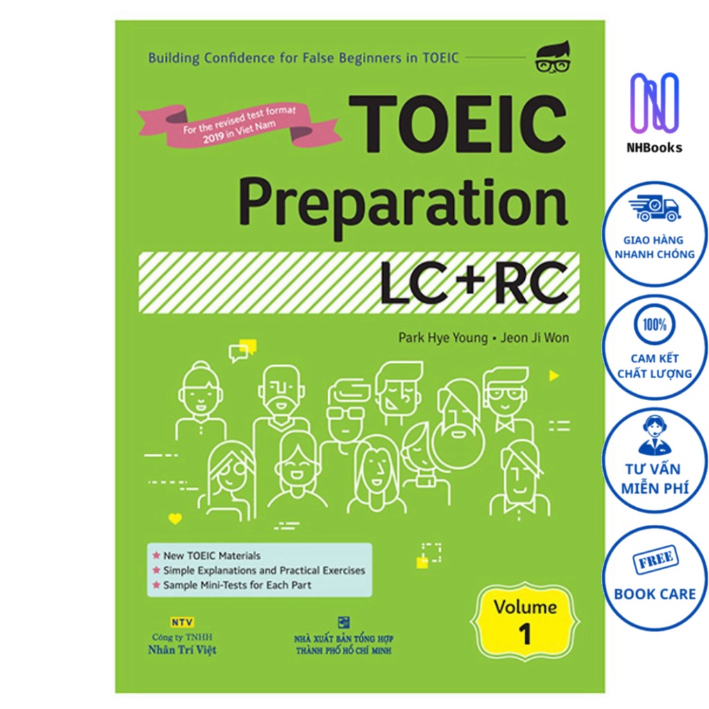 Sách - Toeic Preparation LC + RC Volume 1 (Kèm 1 Đĩa Mp3) - NHBOOK - NTV | Shopee Việt Nam