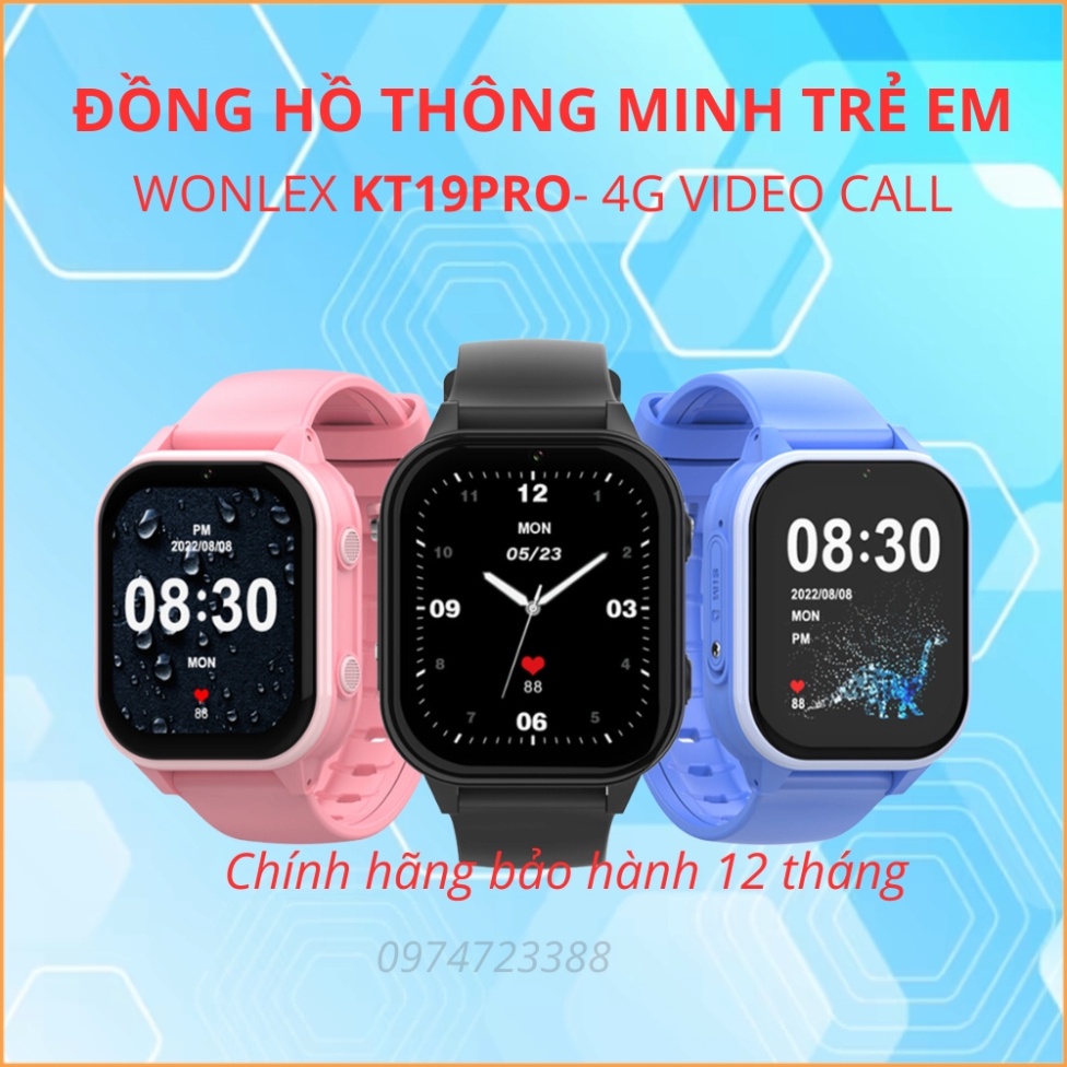 Đồng Hồ Thông Minh Trẻ Em Chính Hãng Wonlex KT19 PRO | Shopee Việt Nam