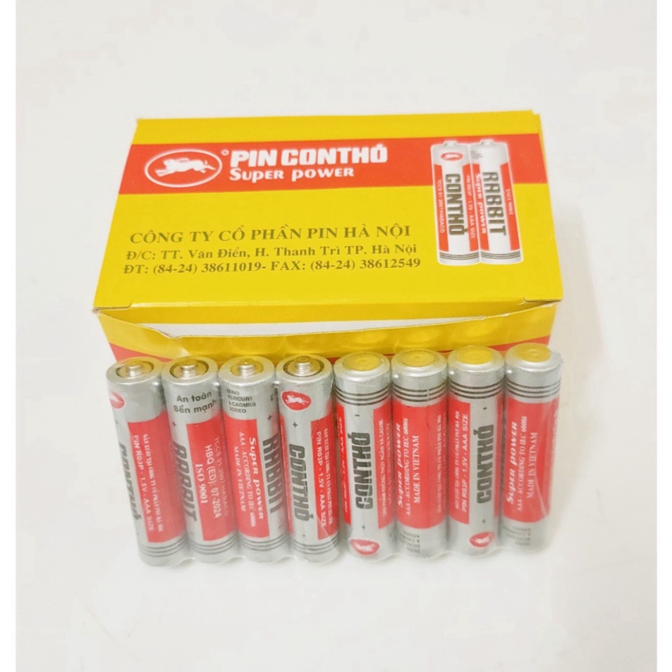 Pin Con Thỏ, pin đũa AA 1.5V, hộp 40 viên | Shopee Việt Nam