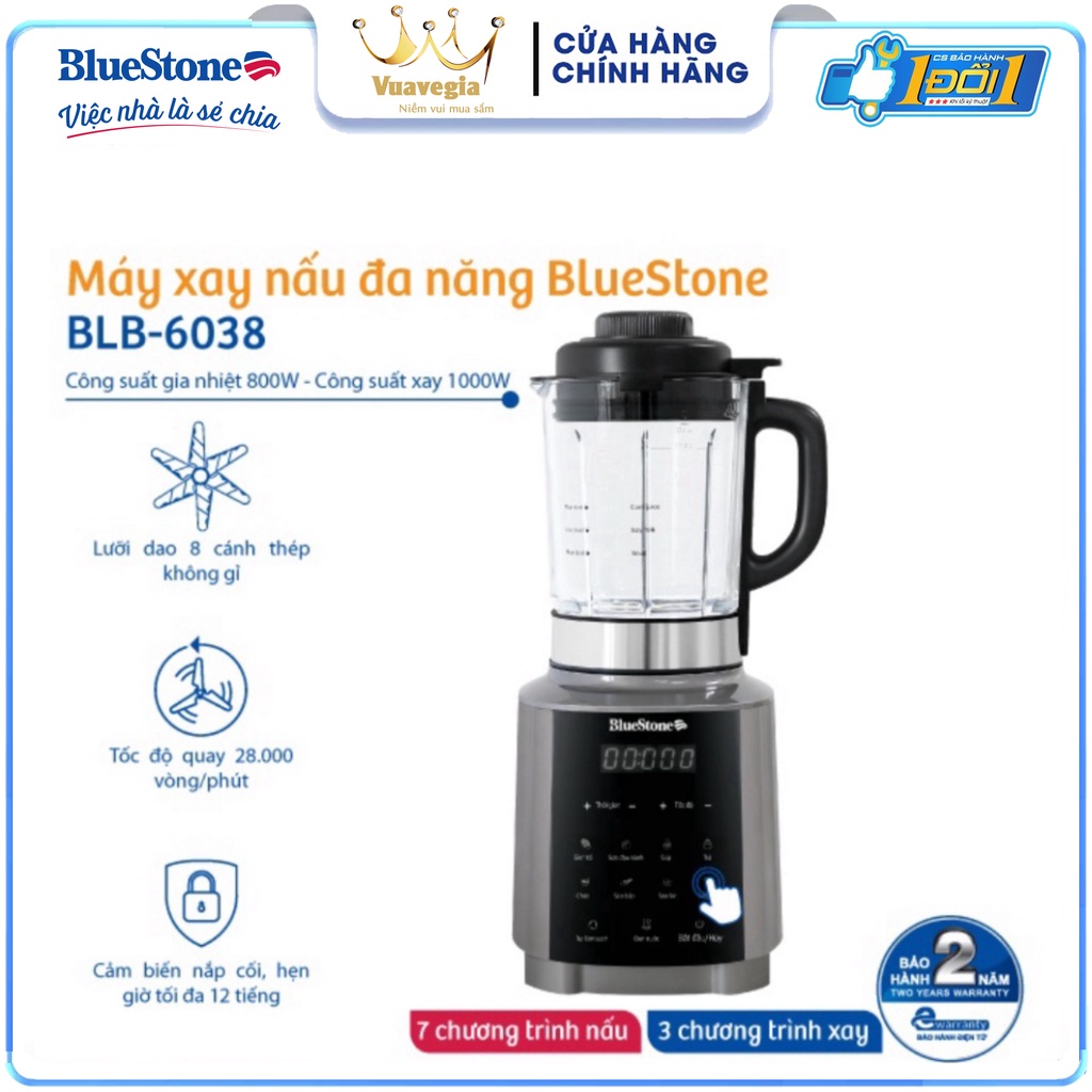 Máy Xay Nấu Đa Năng Bluestone BLB-6038 - Hàng Chính Hãng Bảo Hành 24 Tháng | Shopee Việt Nam