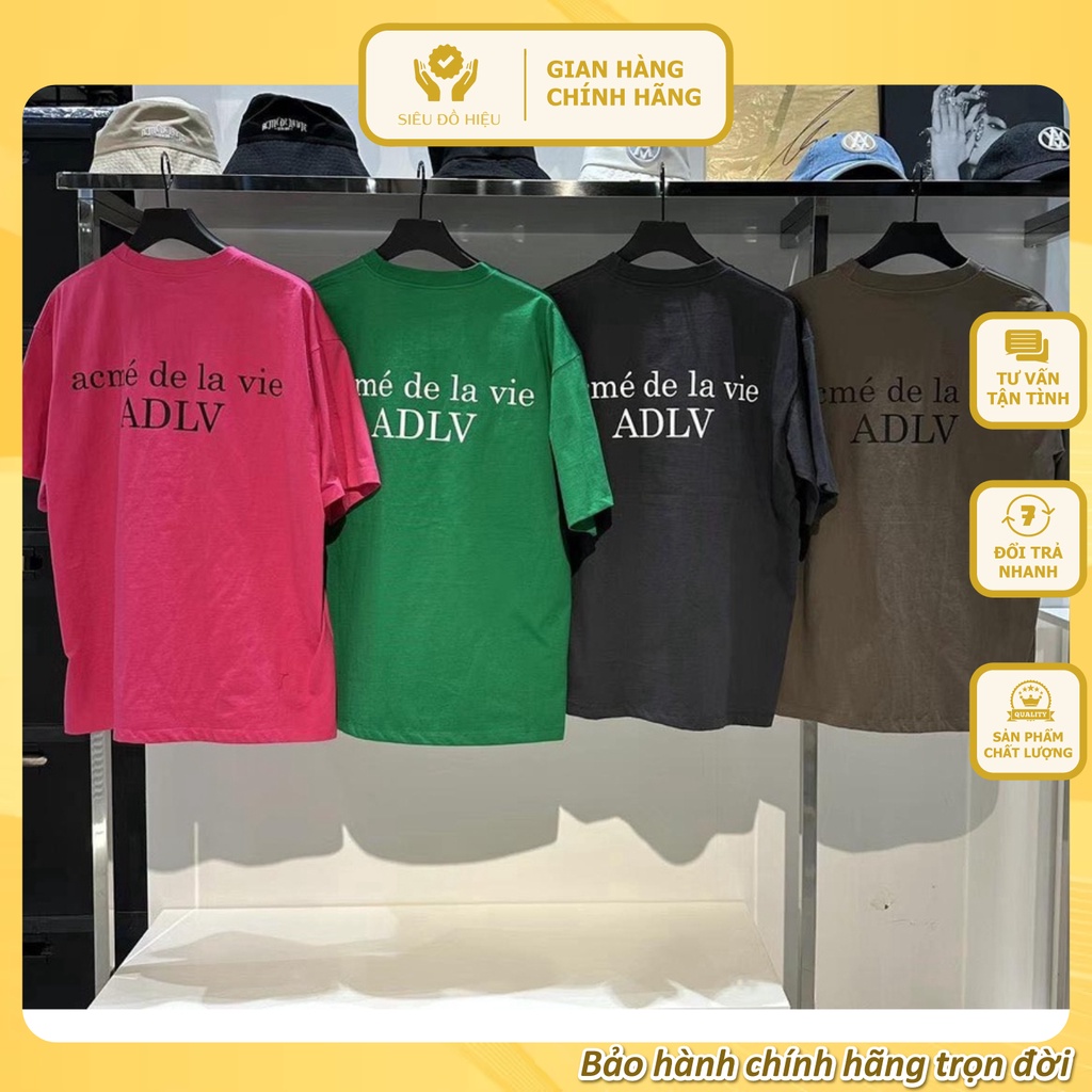 Áo ADLV CHÍNH HÃNG phông Basic 2023 Hàn Quốc đứng form unisex nam nữ ...