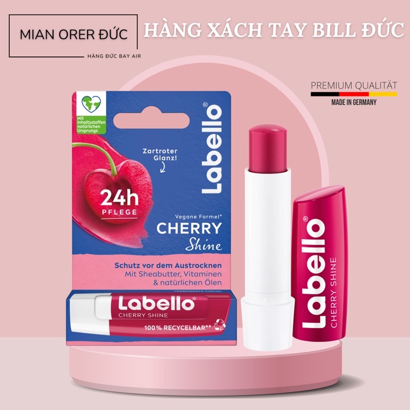 Son dưỡng môi có màu Labello cherry shine 4,8g - hàng nội địa Đức ...