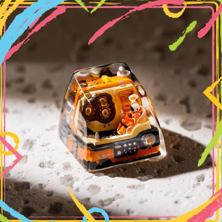 Keycap phi hành gia, keycap thủ công cho bàn phím cơ, nút bàn phím nghệ ...