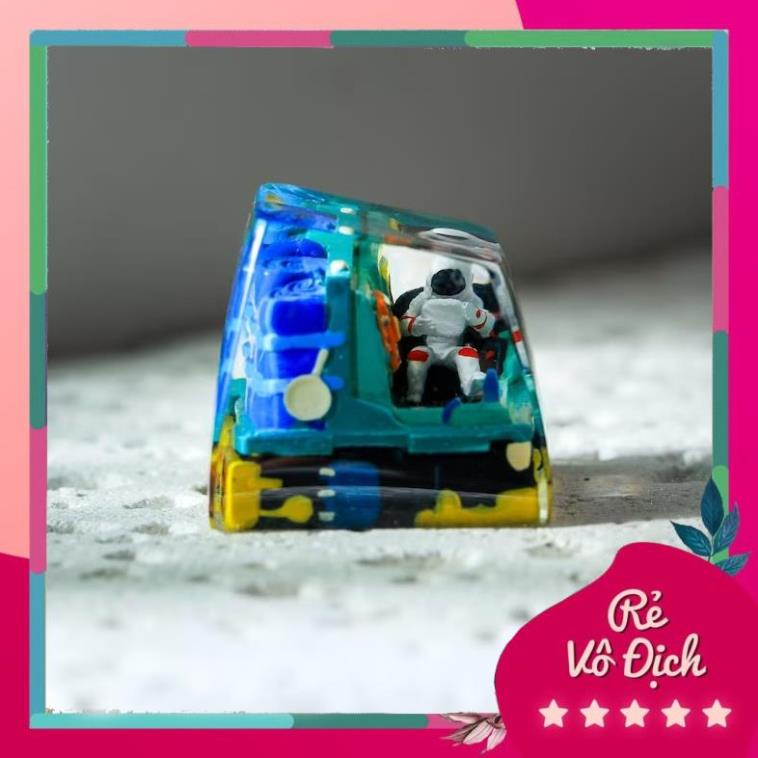 Keycap phi hành gia, keycap thủ công cho bàn phím cơ, nút bàn phím nghệ ...