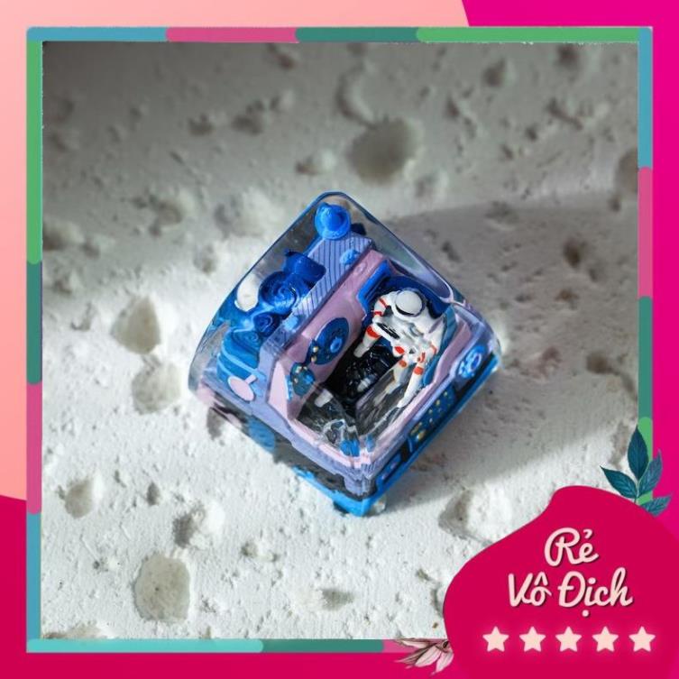 Keycap phi hành gia, keycap thủ công cho bàn phím cơ, nút bàn phím nghệ ...