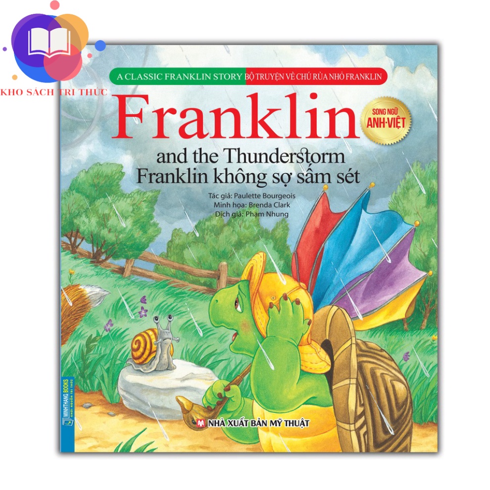 Sách - Bộ truyện về chú rùa nhỏ Franklin - Franklin không sợ sấm sét ...