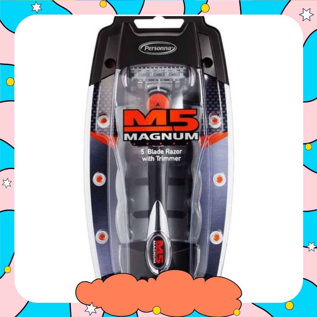 Dao cạo râu 5 lưỡi Personna M5 magnum - Hàng nhập khẩu Mỹ | Shopee Việt Nam