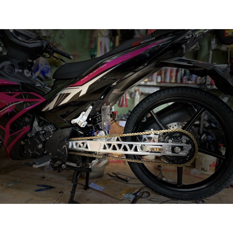 gấp dt10 cnc v3 cho ex winner sonic satria raider fi dài hơn 3 5 cm ...