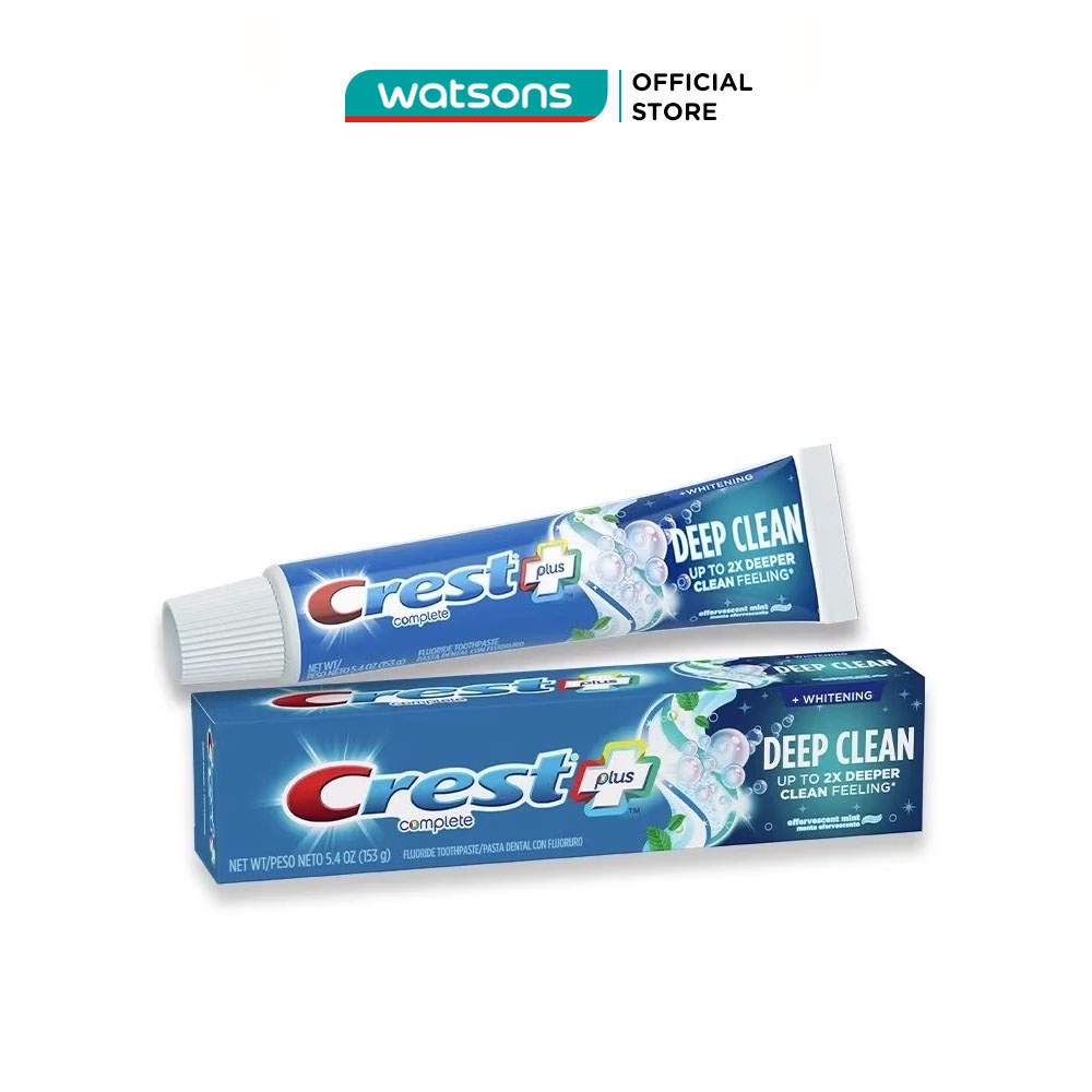 Kem Đánh Răng Crest+ Complete Deep Clean 153g | Shopee Việt Nam