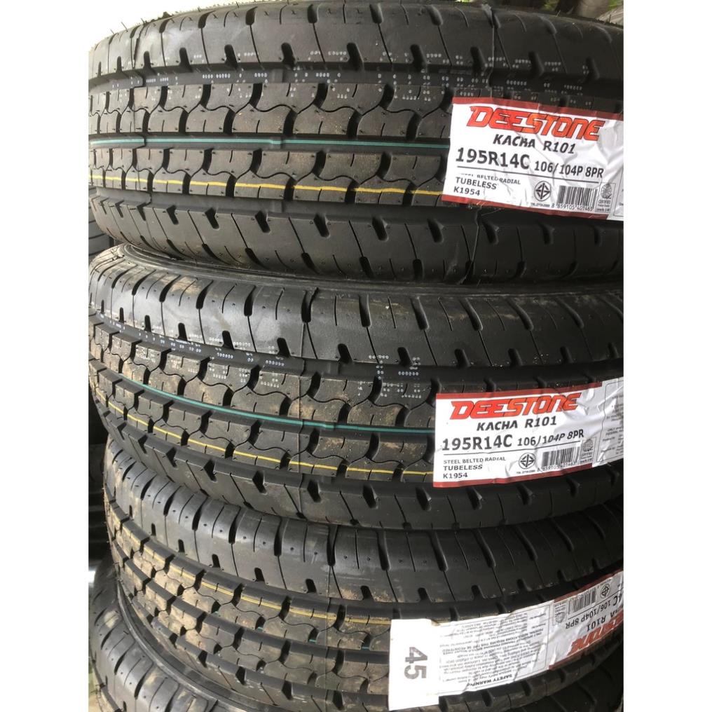 Vỏ lốp 195R14C R101 DEESTONE nhập Thái Lan dùng cho xe tải nhẹ, hoặc xe ...
