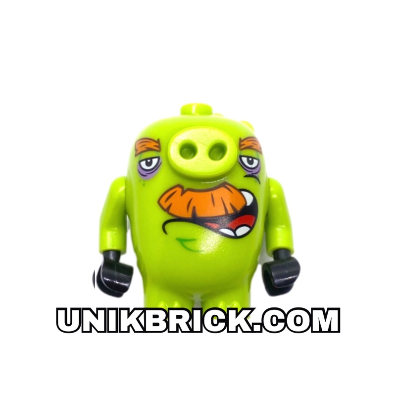 Lego UNIK BRICK Angry Birds Foreman Pig Chú heo râu nâu chính hãng (như ...