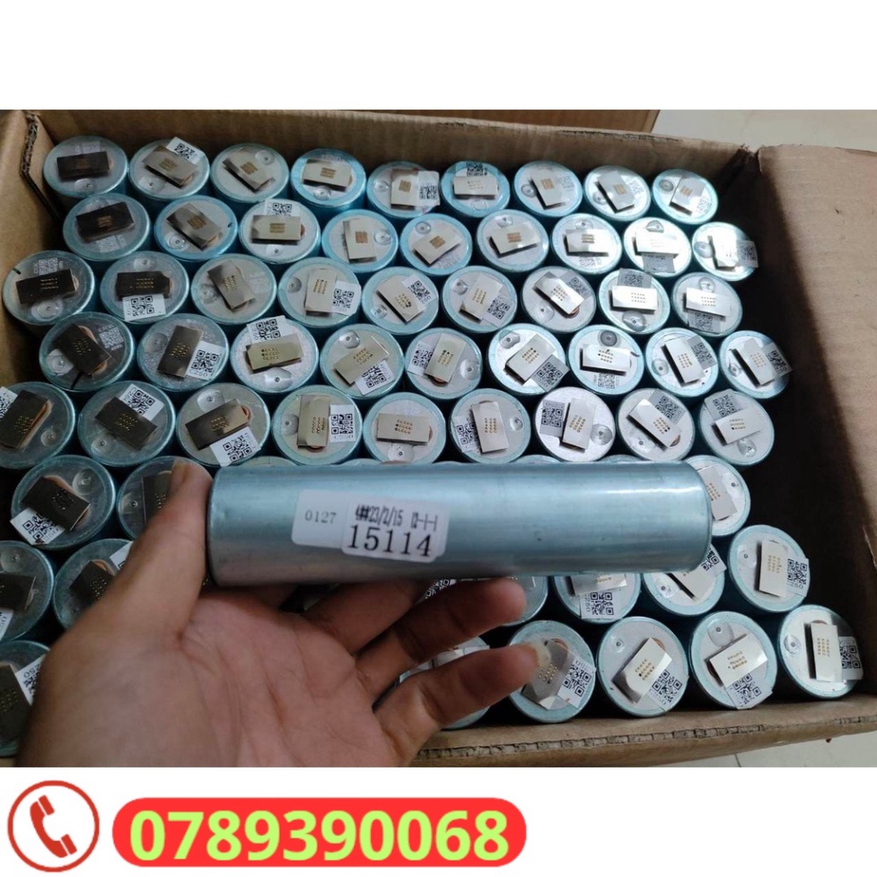 pin lithium 33140 15Ah 3.2V có hàn kẽm +tặng kèm khung (nội trở