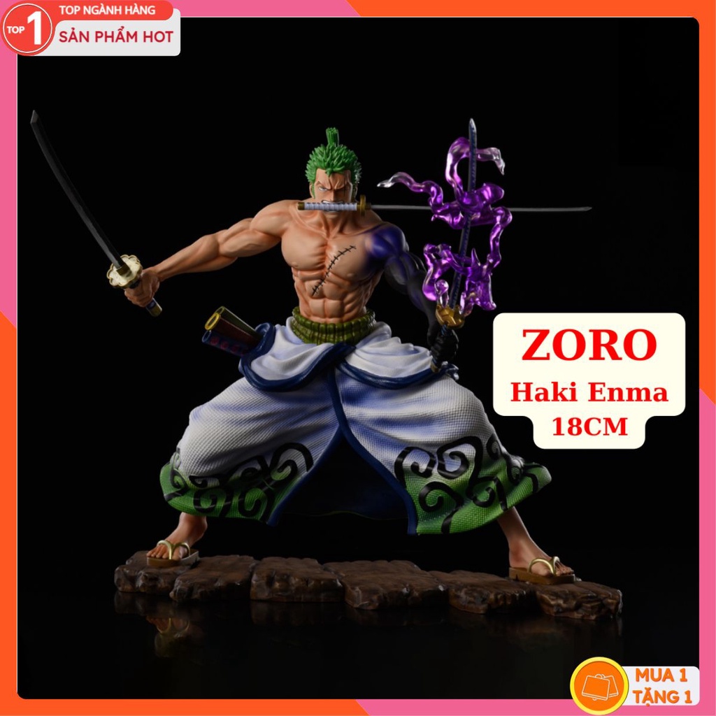 Mô Hình Zoro Sử Dụng Enma Haki 18cm Mô Hình One Piece Cao Cấp, Figure ...