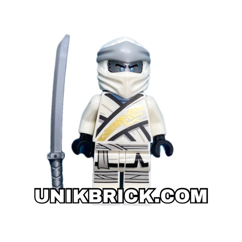 Lego UNIK BRICK Ninjago Zane Legacy Ninja trắng chính hãng (như hình ...