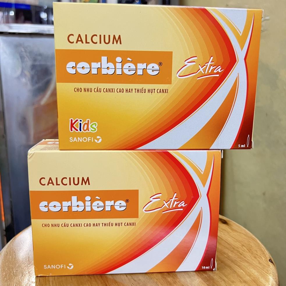 [Mẫu mới] Calcium Corbiere Extra - Bổ sung cho nhu cầu thiếu hụt canxi hộp 30 ống | Shopee Việt Nam