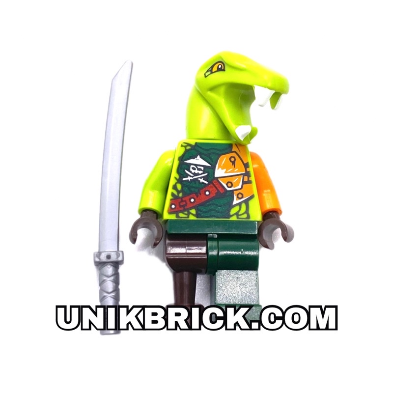Lego UNIK BRICK Ninjago Clancee Rắn xanh lá chính hãng (như hình ...