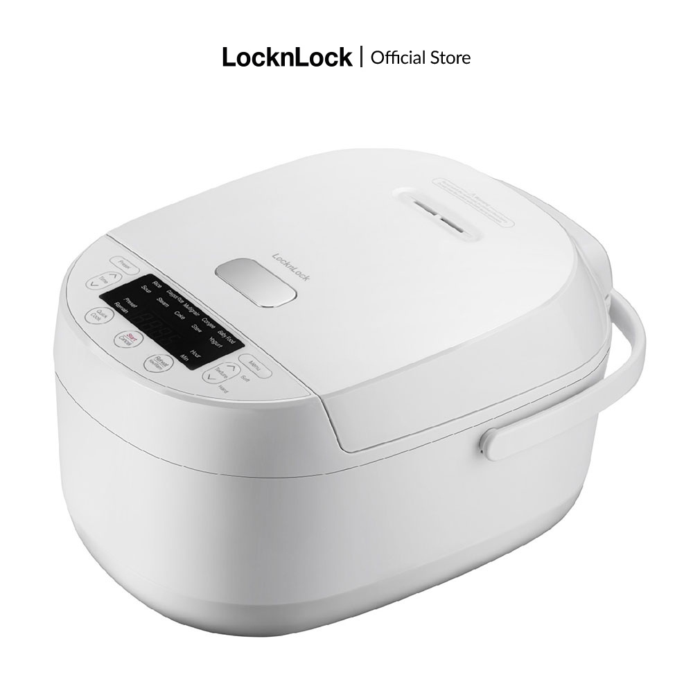 Nồi cơm điện Lock&Lock Electric Rice Cooker 1L Màu trắng EJR311WHT ...