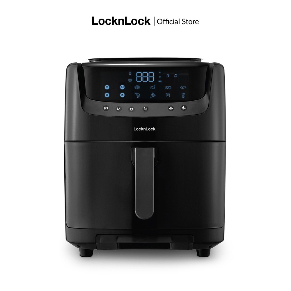 Nồi chiên không dầu & hấp Lock&Lock Steam Air Fryer 7L - màu đen và màu ...