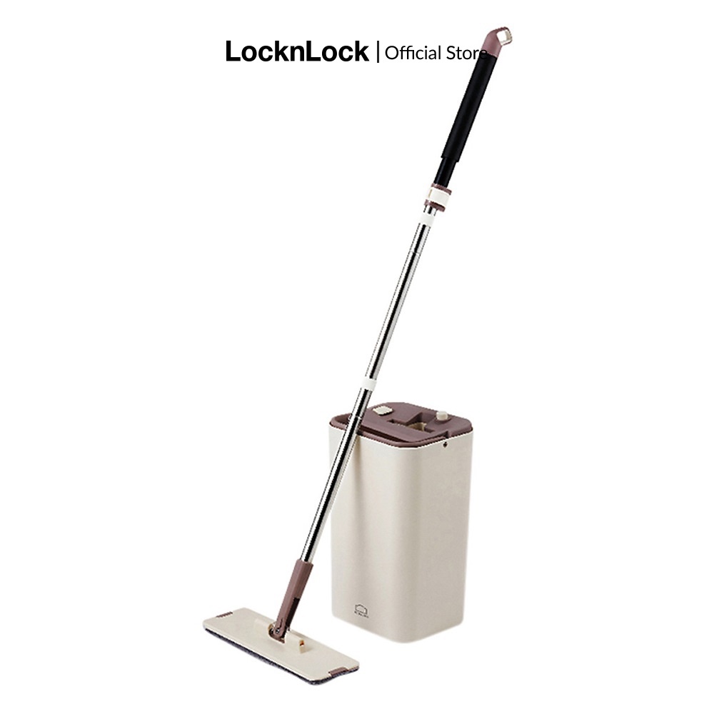 Bộ Cây Lau Nhà Lock&Lock Squeeze Flat Mop ETM471 | Shopee Việt Nam