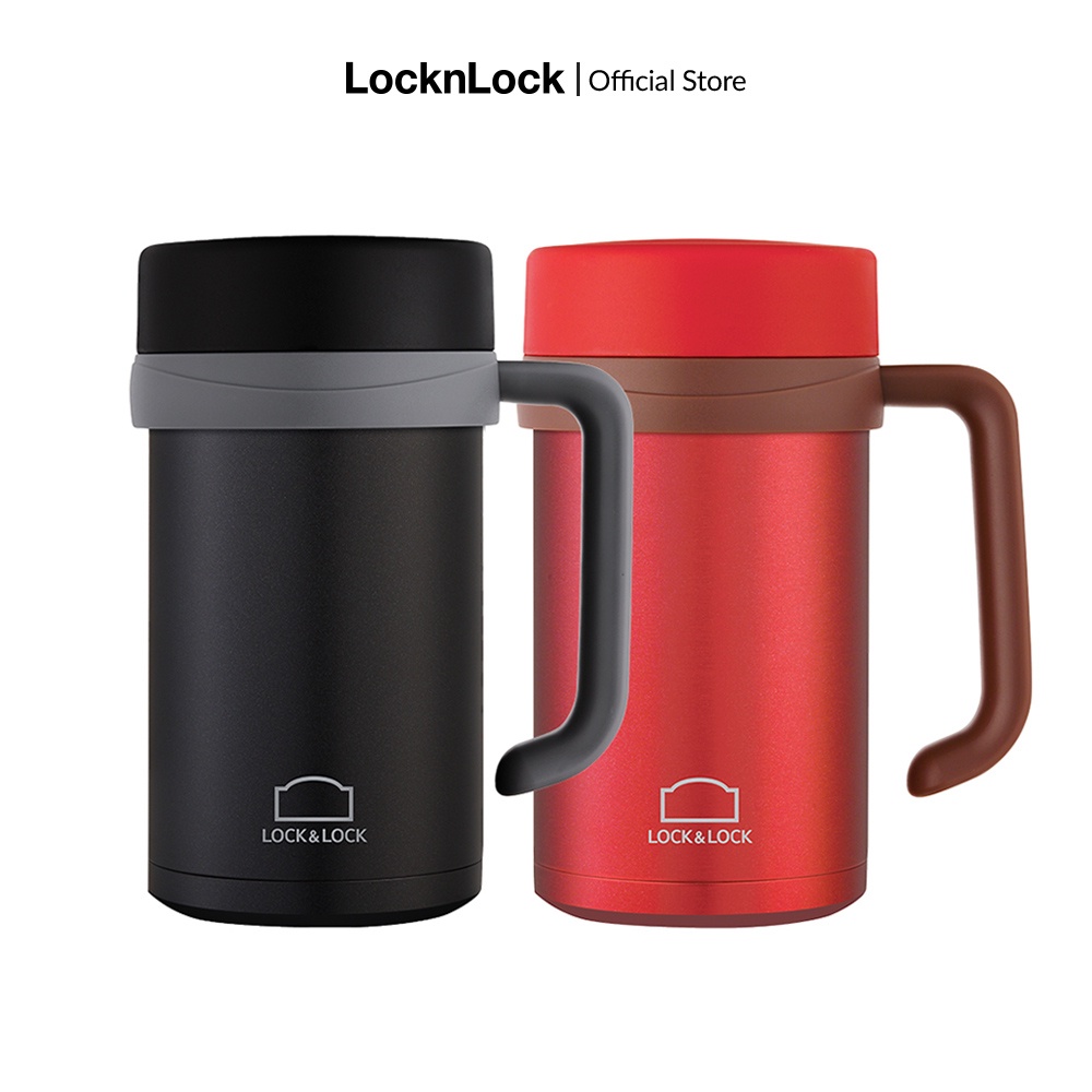 Bình giữ nhiệt có tay cầm Lock&Lock New Basic Table 500ml LHC4026 - đỏ ...