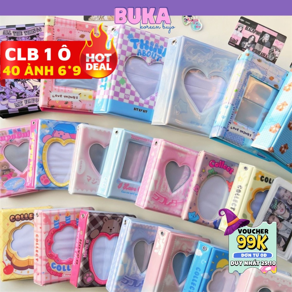 Collect Book 6*9 Buka Collectbook album sổ đựng card 1 ô nhiều hình dễ ...