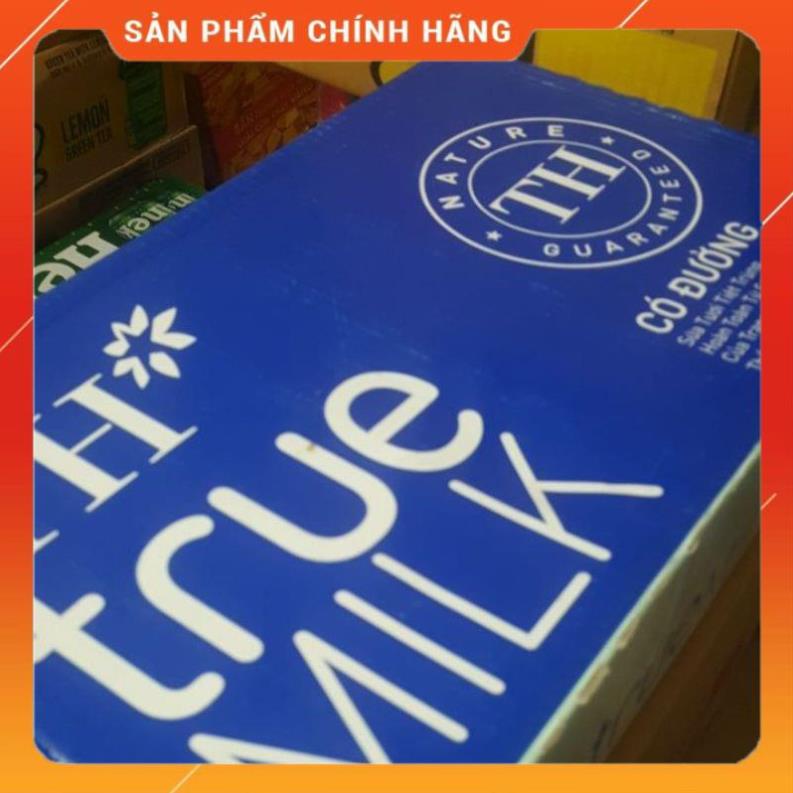Thùng sữa TH true milk 180ml có đường | Shopee Việt Nam