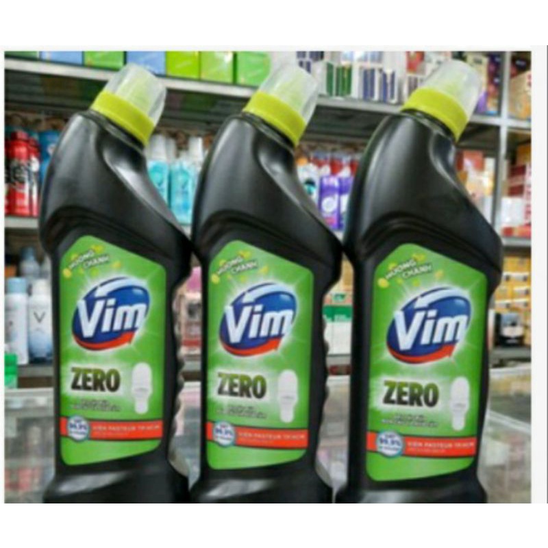 Nước tẩy bồn cầu vim zero hương chanh chai 750ml | Shopee Việt Nam
