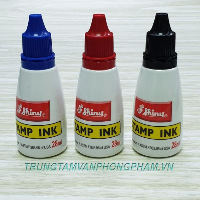 MỰC DẤU SHINY [chính hãng] dùng dấu tên, dấu vuông, dấu tròn dùng đóng ...