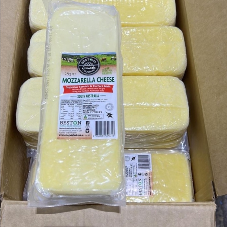 [2.5kg] Phô Mai Mozzarella Beston Úc - DATE MỚI 2025 | Shopee Việt Nam
