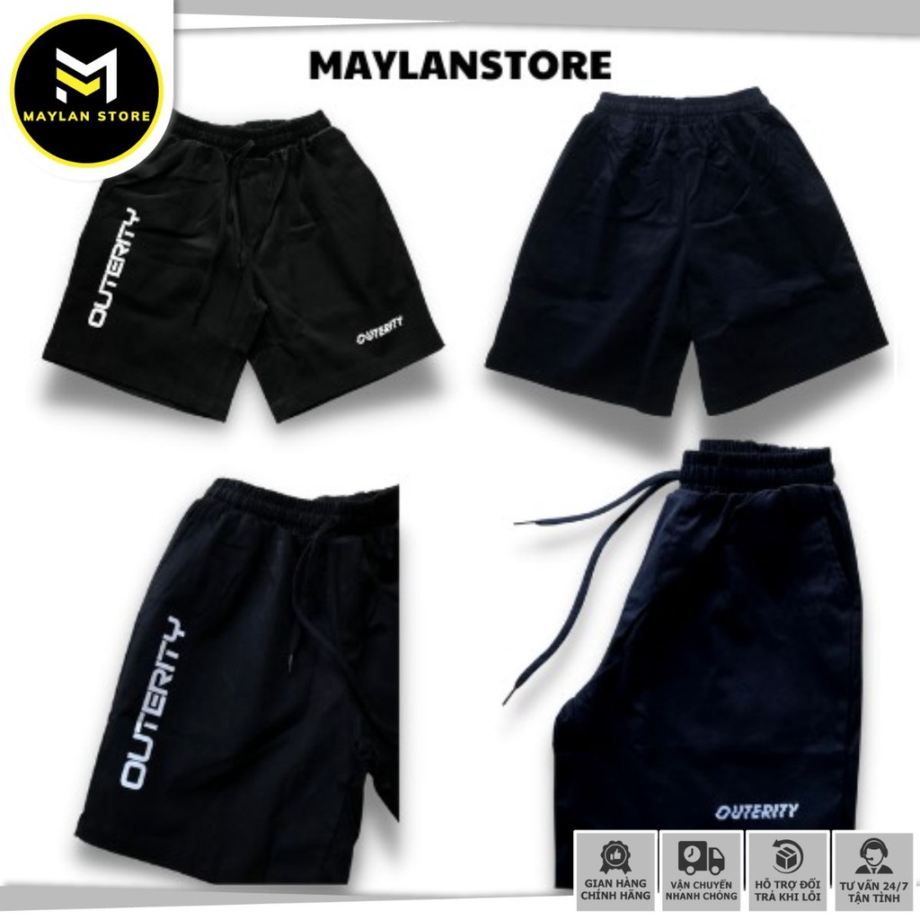 Quần Short Kaki In Chữ OUTERITY Thời Trang Nam Nữ , Dễ Phối Đồ, Mặc Thoải Mái Trẻ Trung | Shopee ...