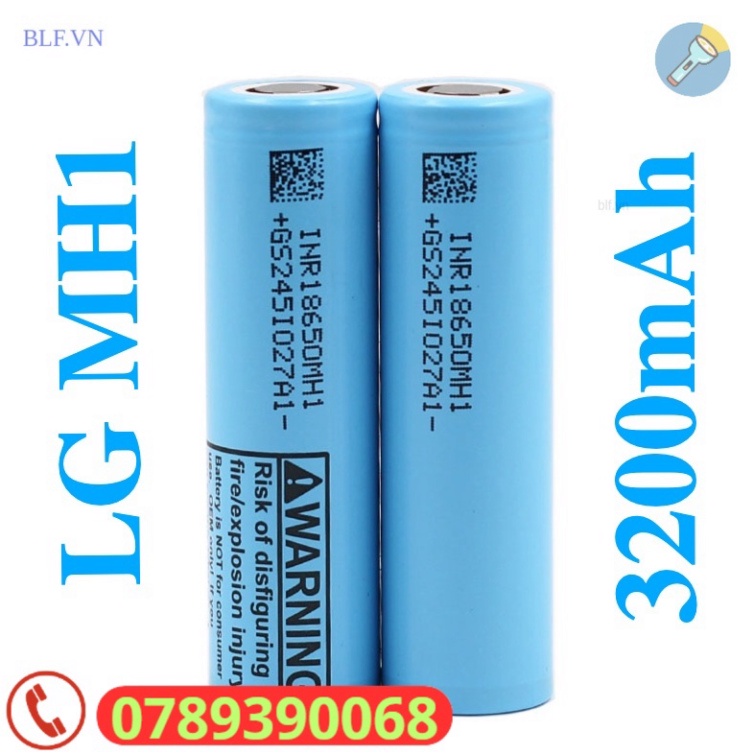 Pin LG 18650 INR18650 MH1 3200 mAh - xả 10A Pin Li-ion INR18650MH1 | Shopee Việt Nam