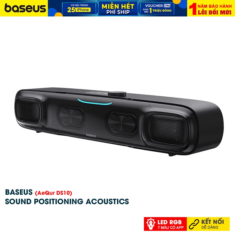 Loa Soundbar Baseus DS10 Desk Mini Soundbar Speaker Bluetooth 5.3 ...