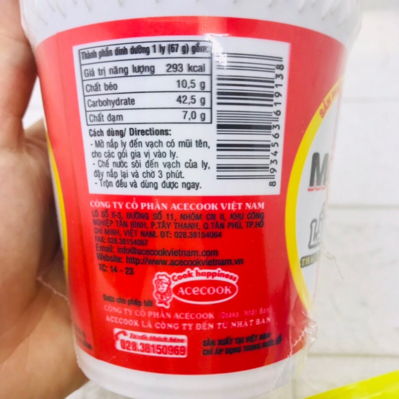 Mì Modern lẩu Thái tôm ly 65g xl | Shopee Việt Nam