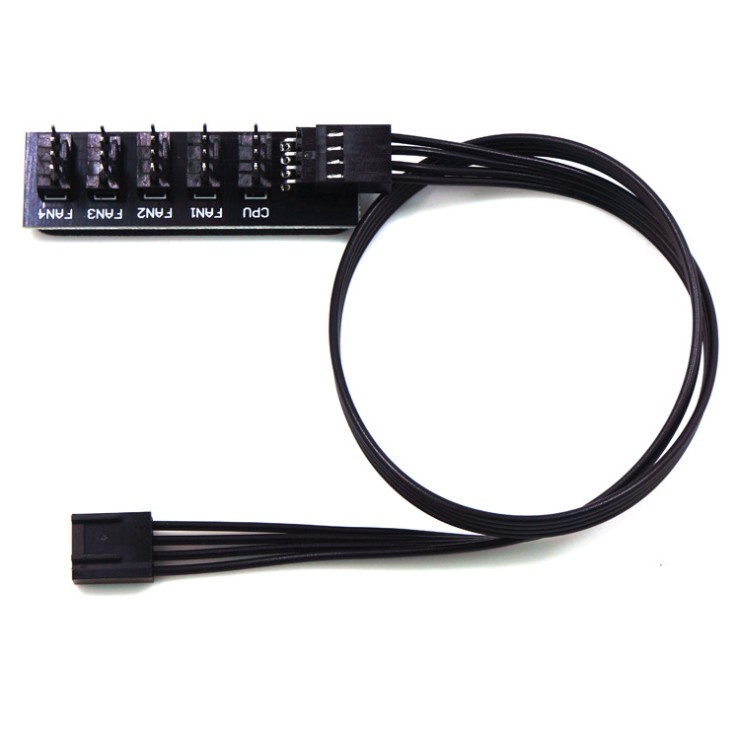 Bộ Hub Mini Chia Cổng CPU Fan 4Pin PWM Ra 5 Chân Cắm Điều Tốc. | Shopee ...