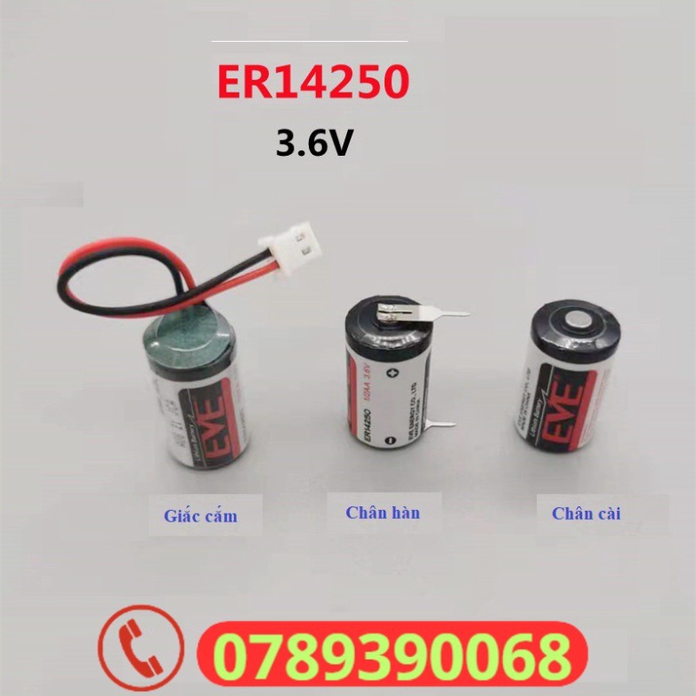 Pin ER14250 EVE Pin Lithium ER3V 3.6V | Shopee Việt Nam
