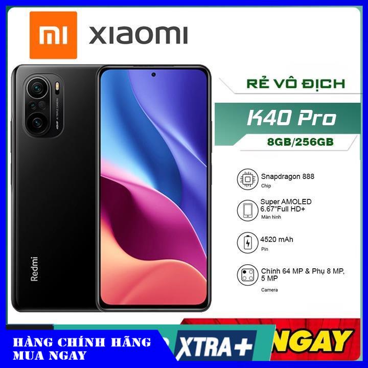 Điện thoại Xiaomi Redmi K40 Pro 8GB/256GB Máy chính hãng fullbox nguyên seal bảo hành 12 tháng ...