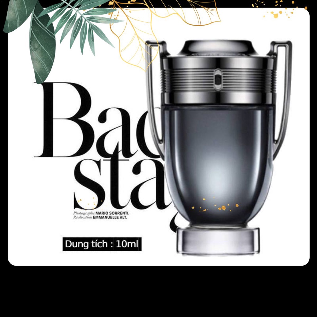Nước hoa chính hãng Paco Rabanne Invictus instense Test 10ml | Shopee ...